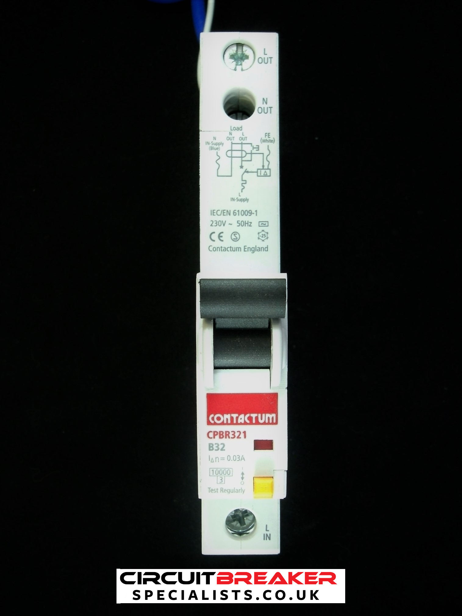 CONTACTUM 32 AMP CURVE B 10kA 30mA RCBO RCD MCB CPBR321 New | Circuit ...