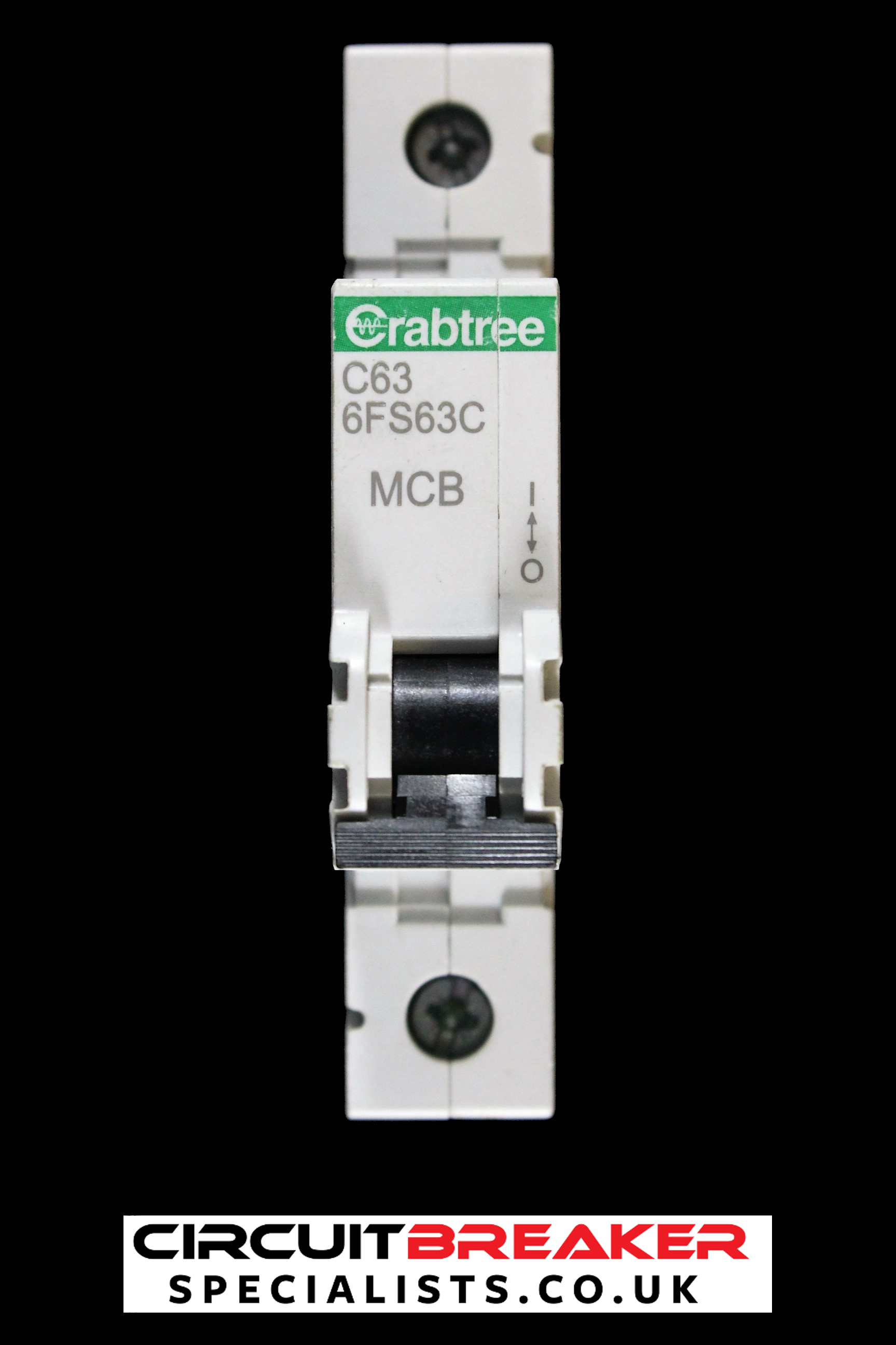 CRABTREE 63 AMP CURVE C 6kA MCB CIRCUIT BREAKER LOADSTAR 6FS63C Used | Circuit Breaker Specialists