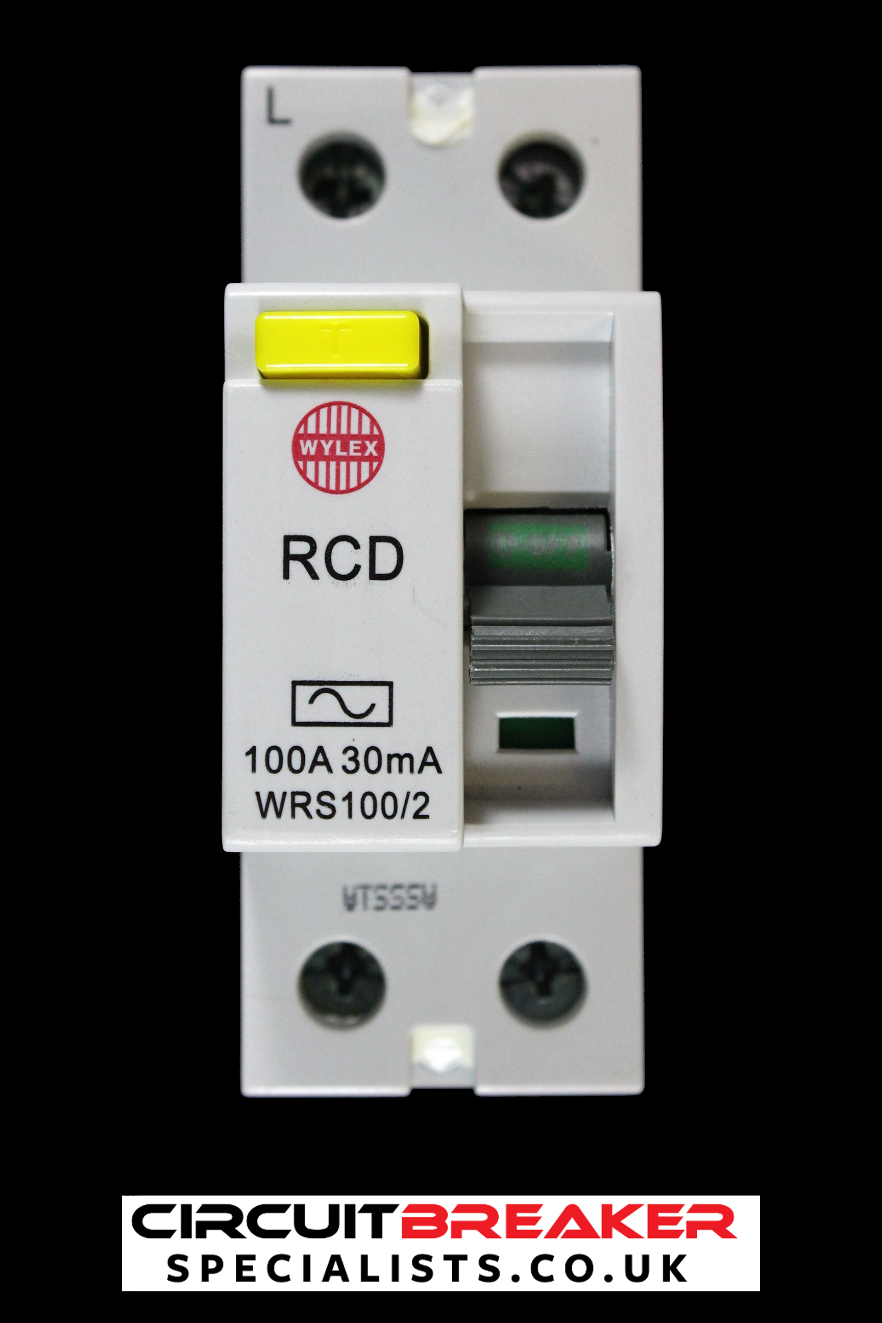 WYLEX 100 AMP 30mA DOUBLE POLE RCD TYPE AC WRS100/2 New | Circuit ...