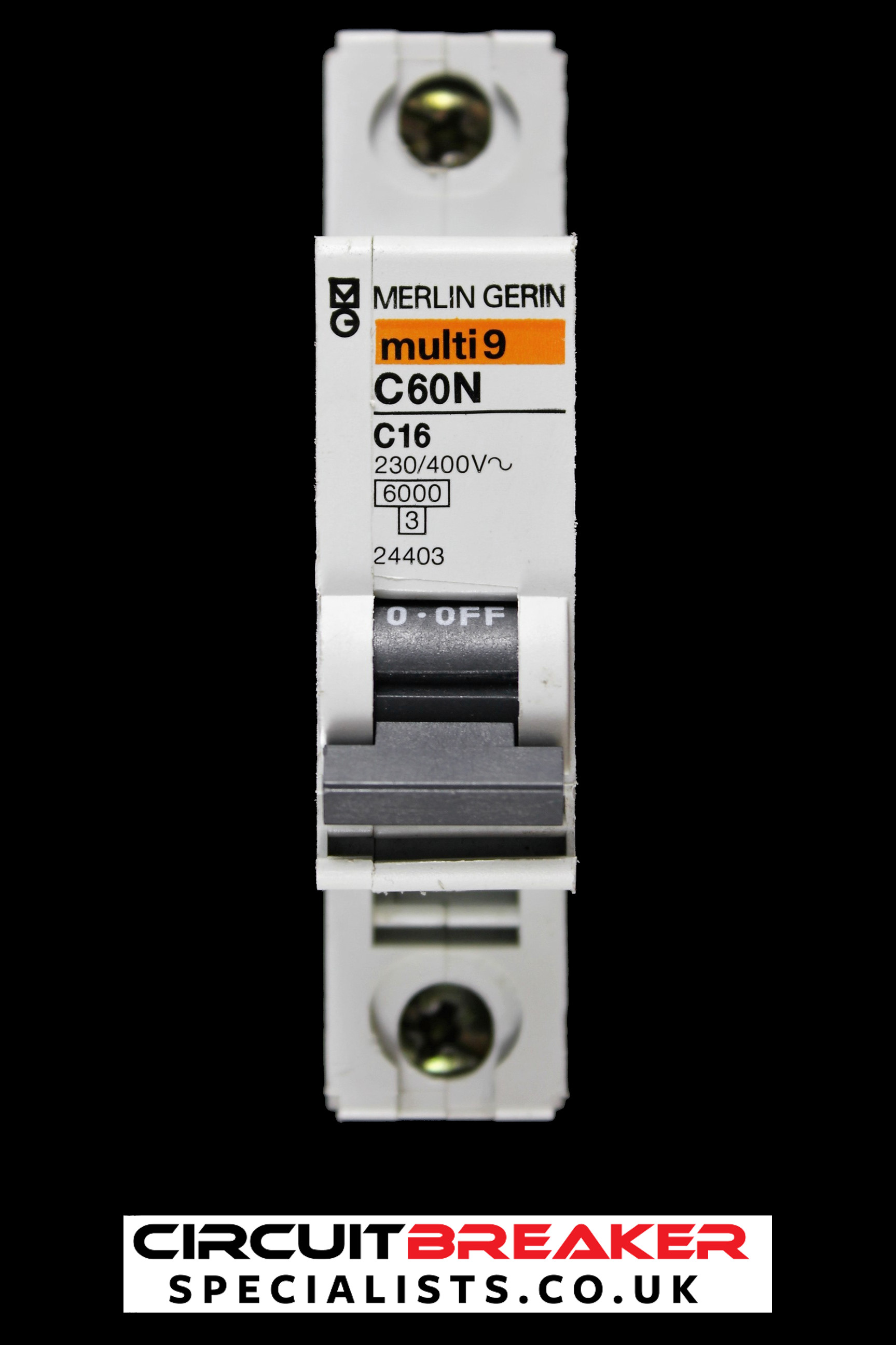 MERLIN GERIN 16 AMP CURVE C 6kA MCB CIRCUIT BREAKER MULTI9 C60N 24403 Used | Circuit Breaker ...