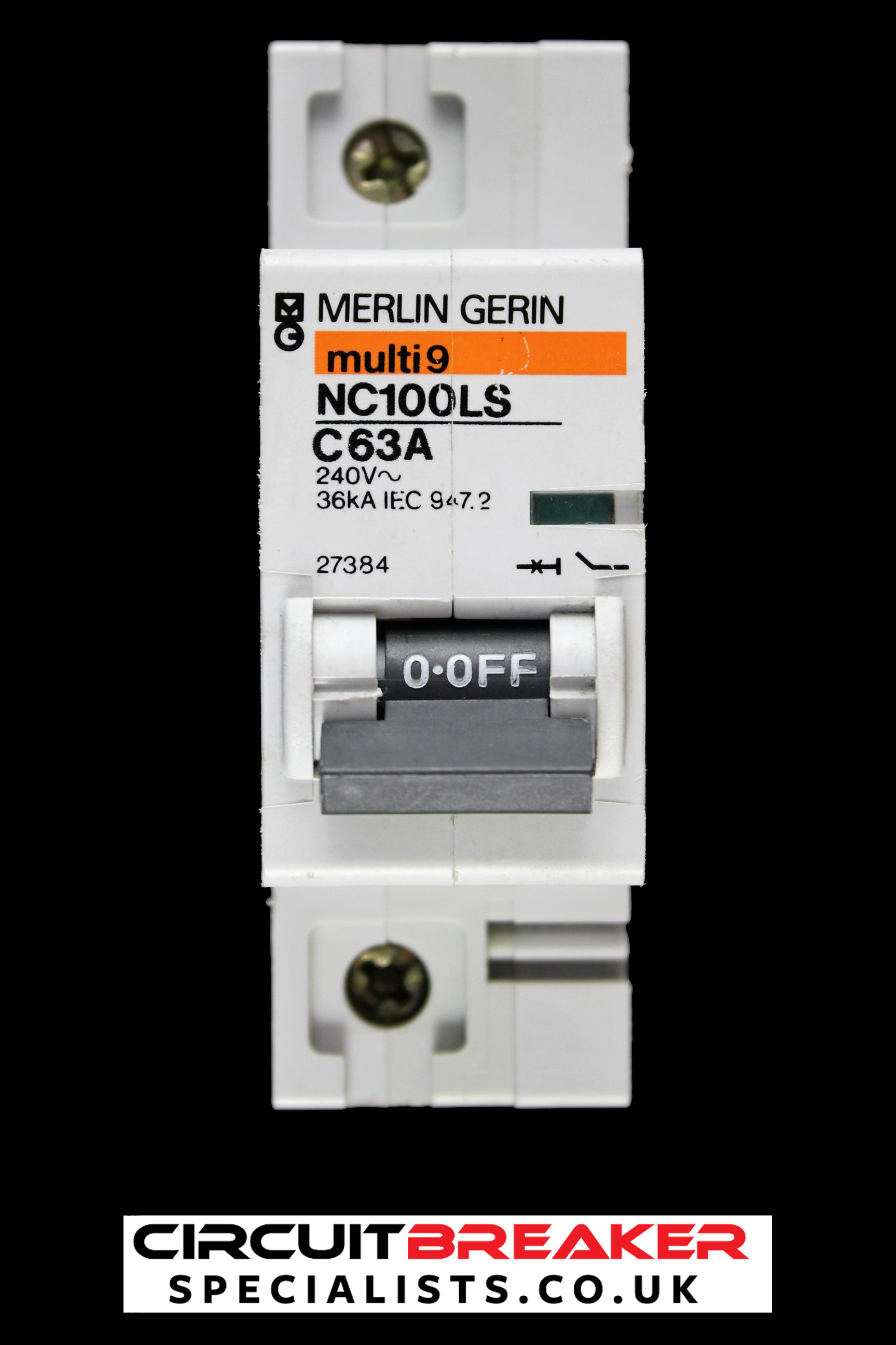 MERLIN GERIN 63 AMP CURVE C 36kA MCB CIRCUIT BREAKER NC100LS 27384 Used | Circuit Breaker ...