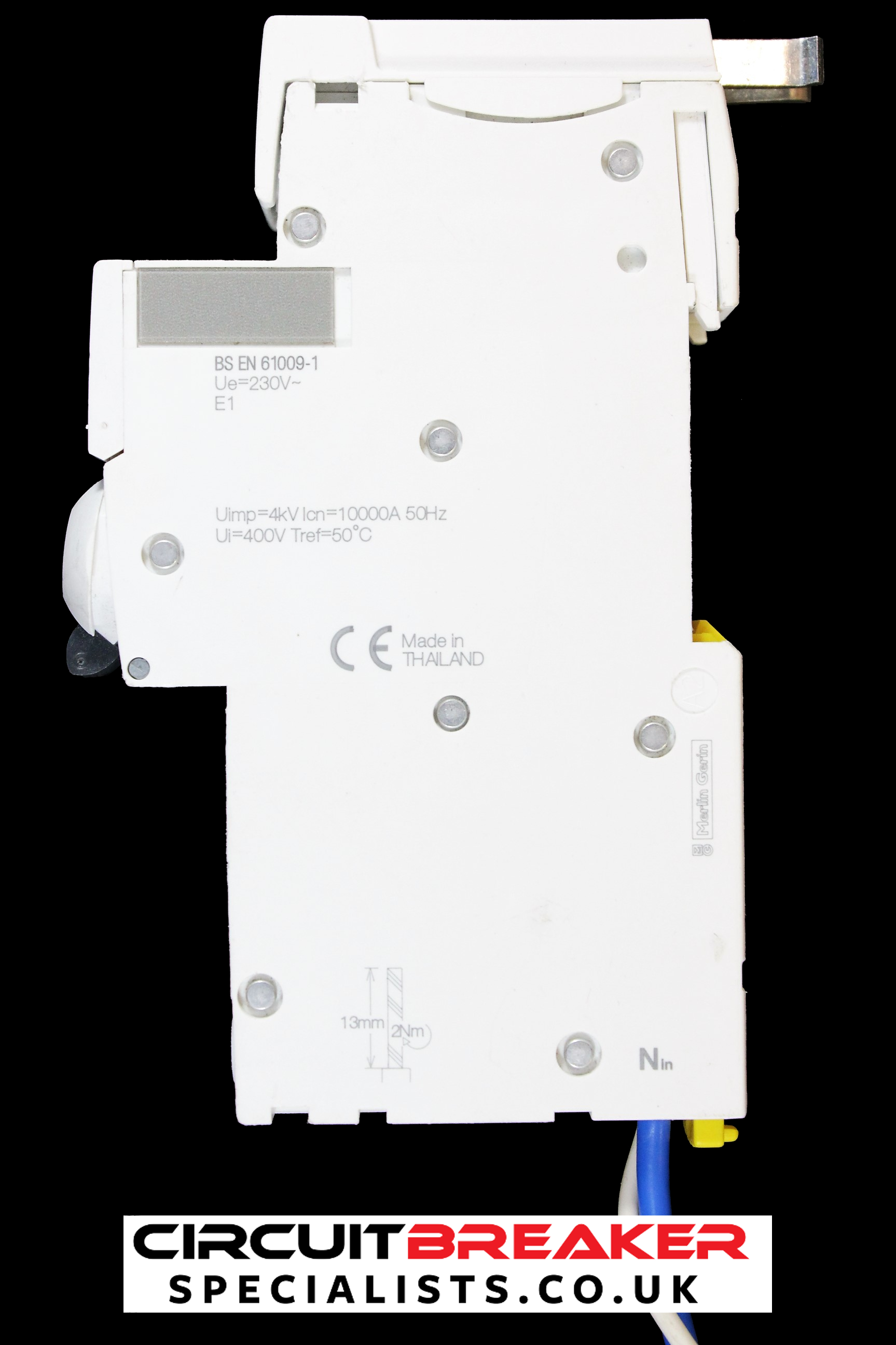 SCHNEIDER 10 AMP CURVE B 10kA 30mA RCBO TYPE A iKQE A9D37810 SEE110B03 New | Circuit Breaker ...