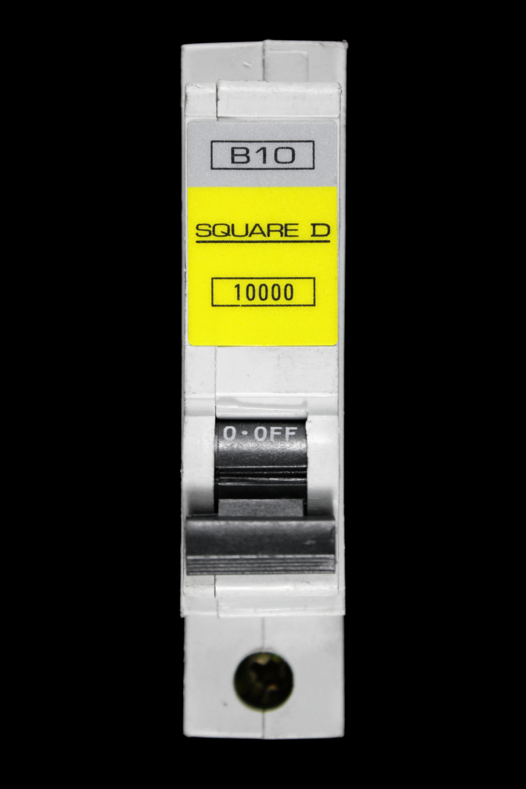 SQUARE D 10 AMP CURVE B 10kA MCB CIRCUIT BREAKER QOE 10000 Used | Circuit Breaker Specialists