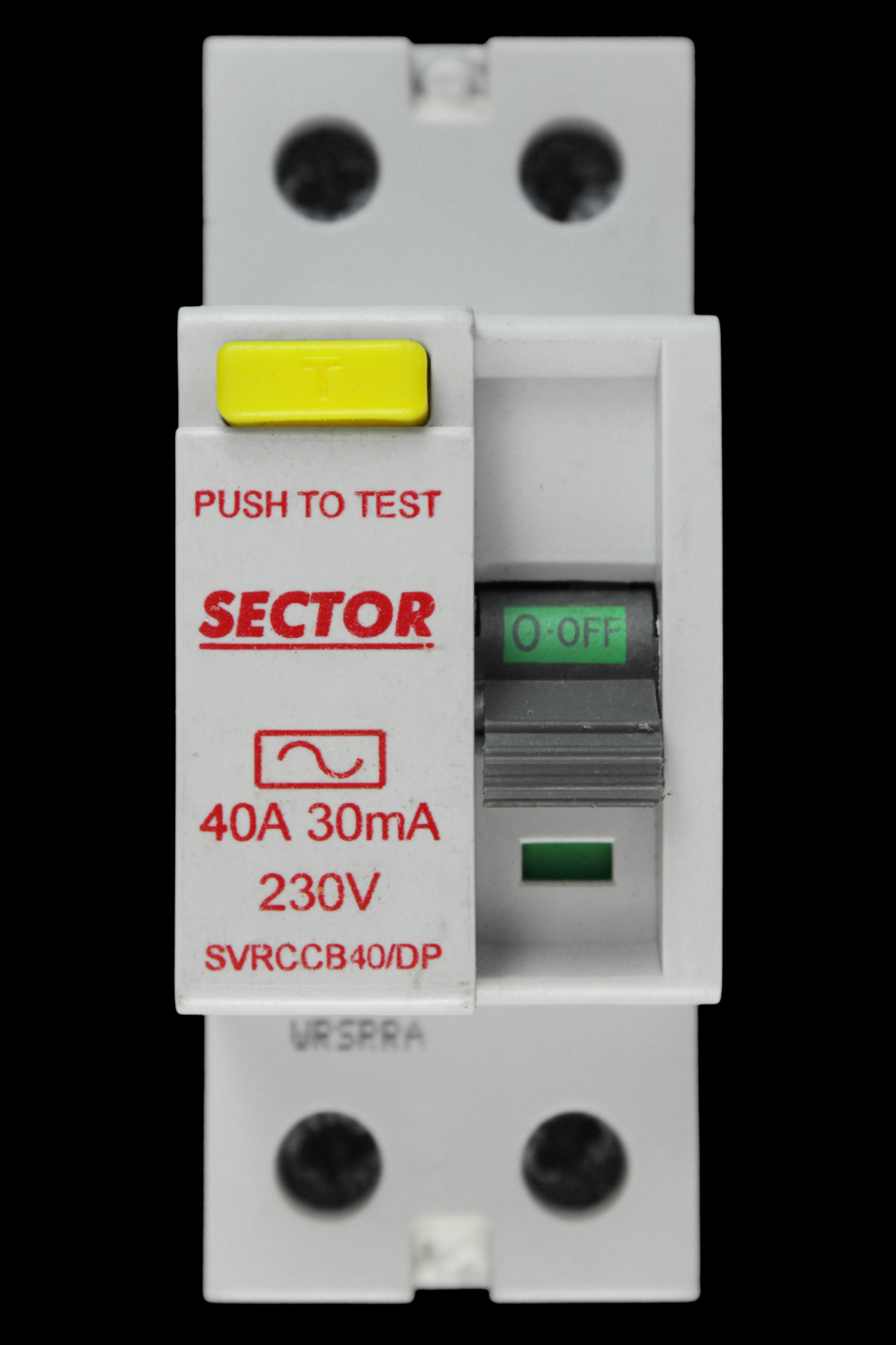 SECTOR 40 AMP 30mA DOUBLE POLE RCCB RCD SVRCCB40/DP Used | Circuit ...