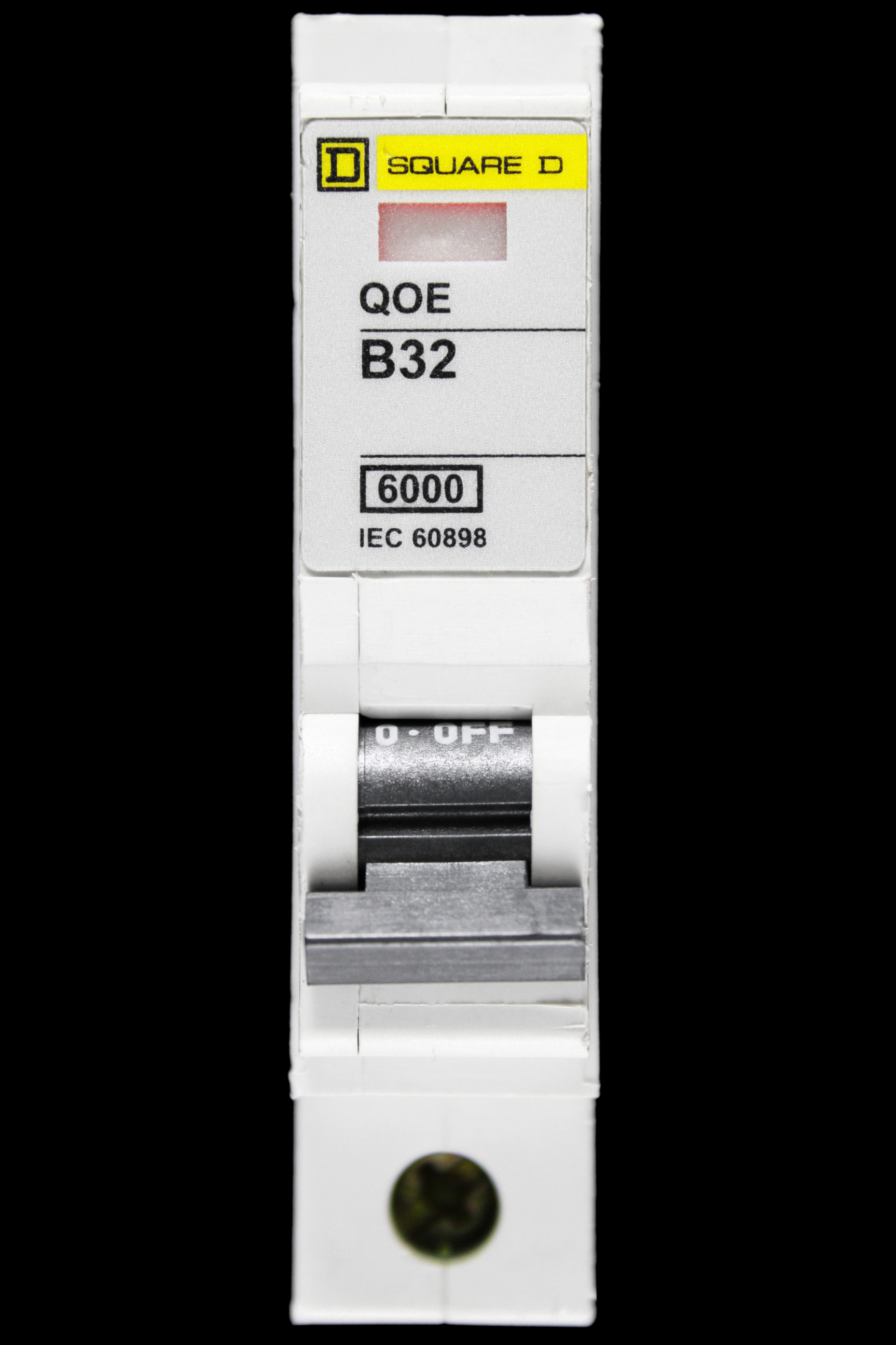 SQUARE D 32 AMP CURVE B 6kA MCB CIRCUIT BREAKER QOE QO132EB6 Used | Circuit Breaker Specialists