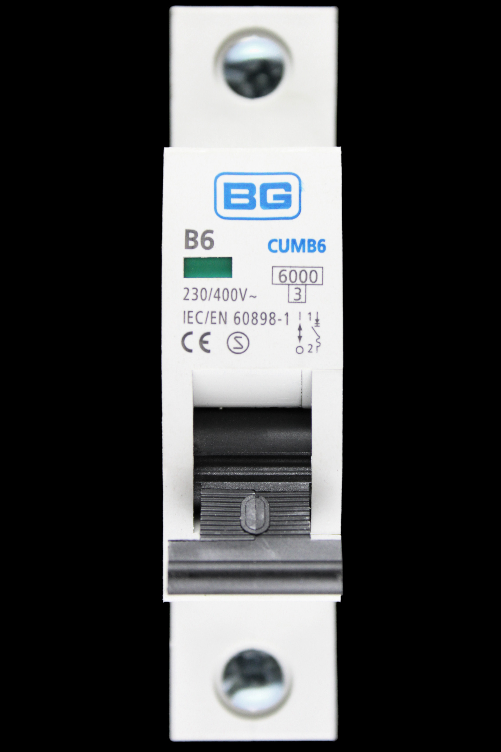 BG BRITISH GENERAL 6 AMP CURVE B 6kA MCB CIRCUIT BREAKER CUMB6 61373-001 New | Circuit Breaker ...