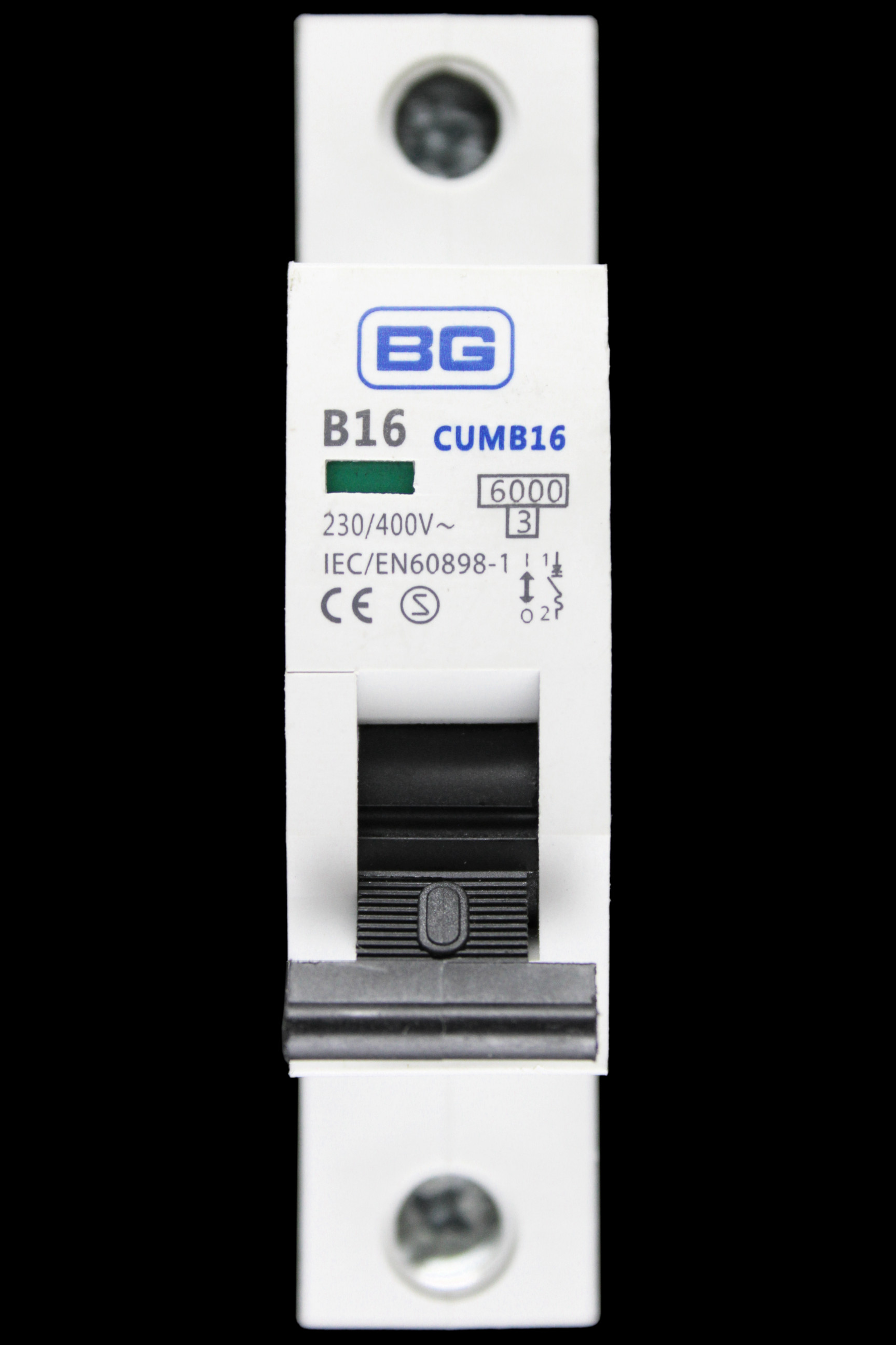BG BRITISH GENERAL 16 AMP CURVE B 6kA MCB CIRCUIT BREAKER CUMB16 S1 Used | Circuit Breaker ...