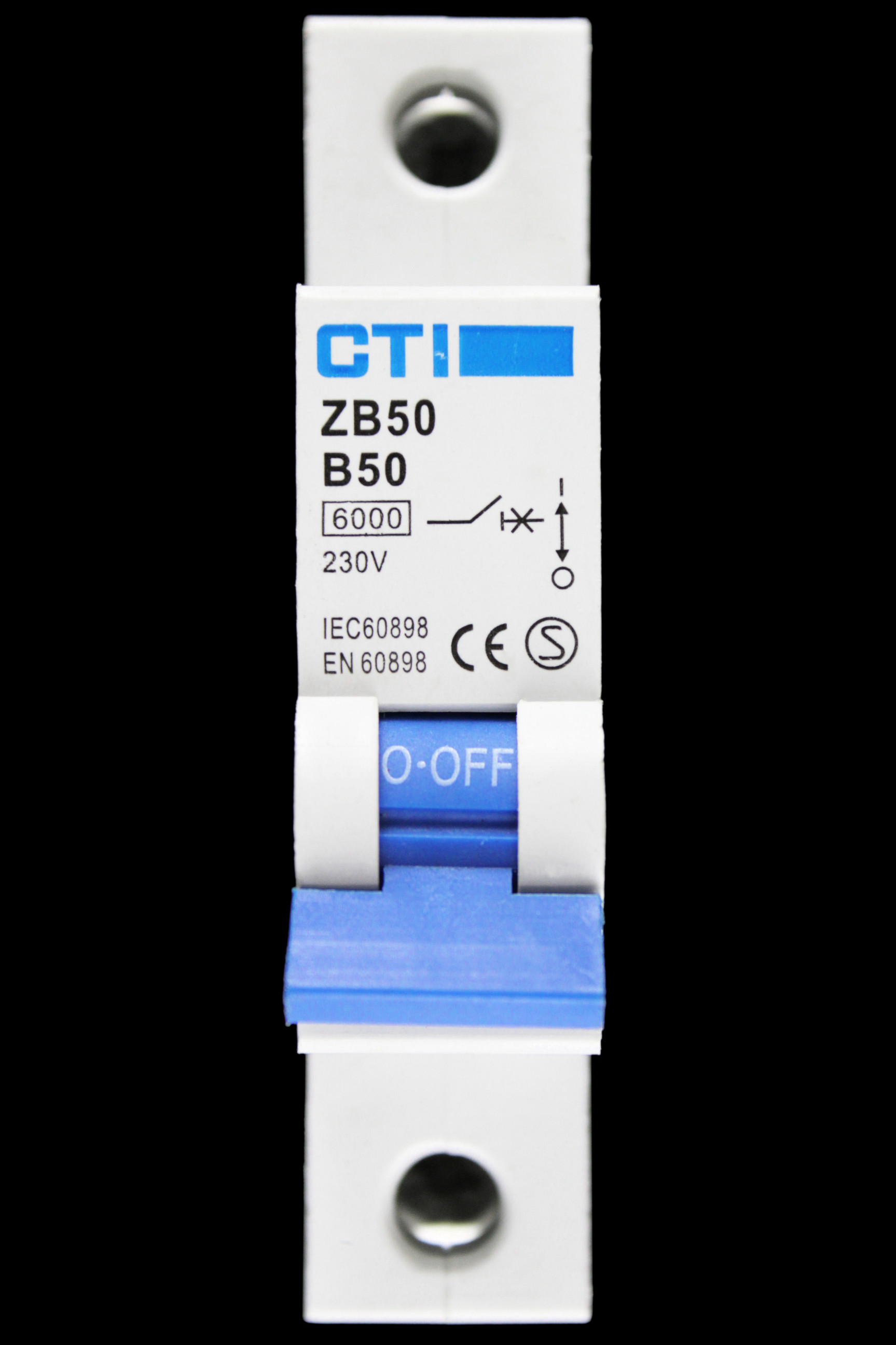 CTI 50 AMP CURVE B 6kA MCB CIRCUIT BREAKER ZB50 S2 Used | Circuit Breaker Specialists