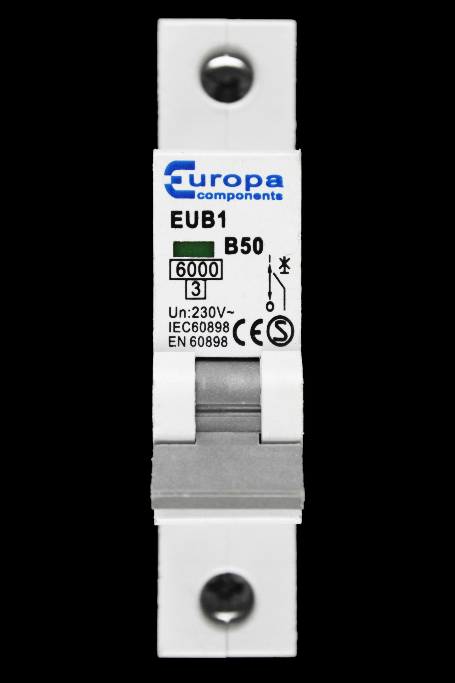 EUROPA 50 AMP CURVE B 6kA MCB CIRCUIT BREAKER EUB1 Used | Circuit Breaker Specialists