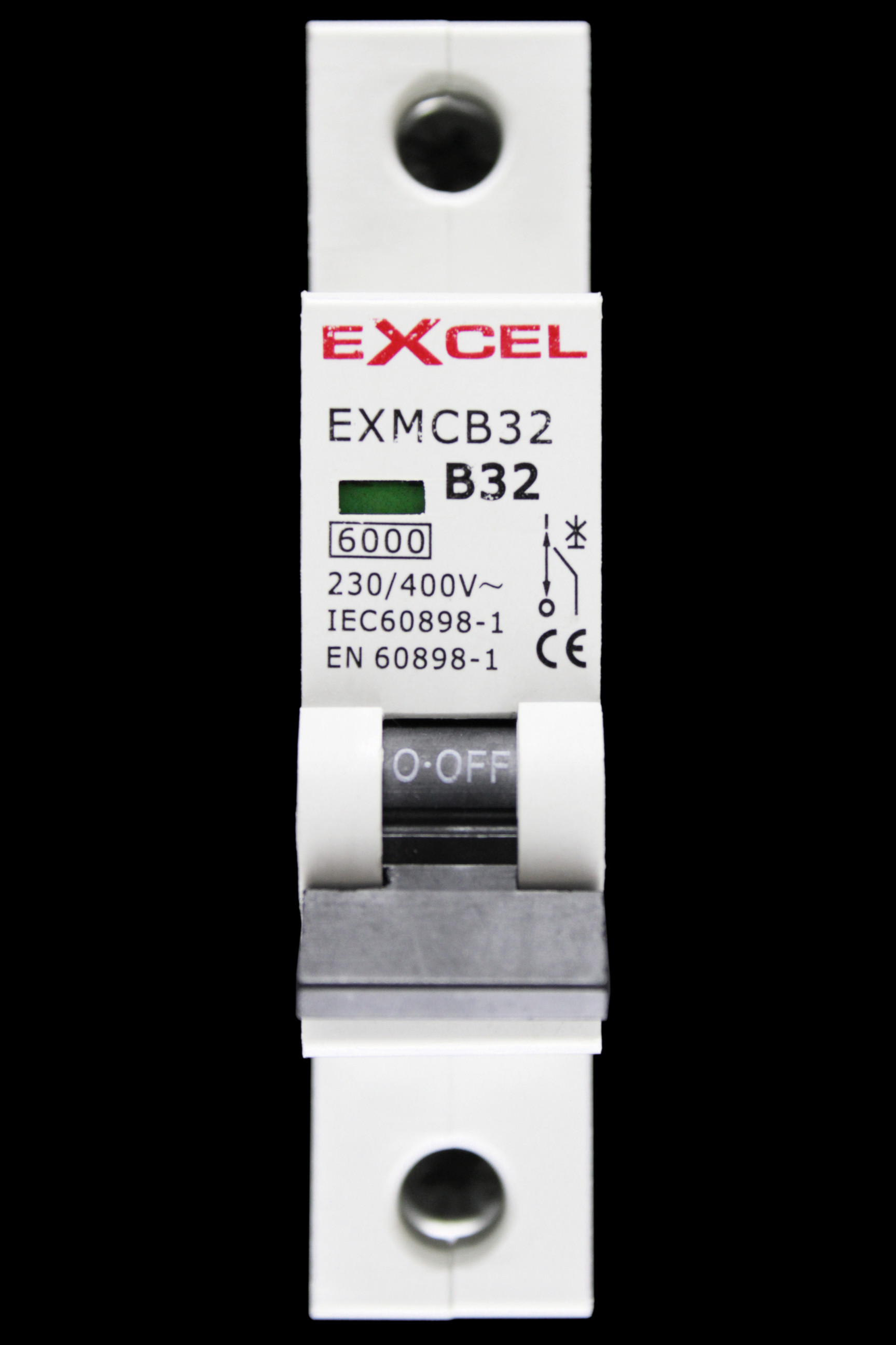EXCEL 32 AMP CURVE B 6kA MCB CIRCUIT BREAKER EXMCB32 Used | Circuit Breaker Specialists