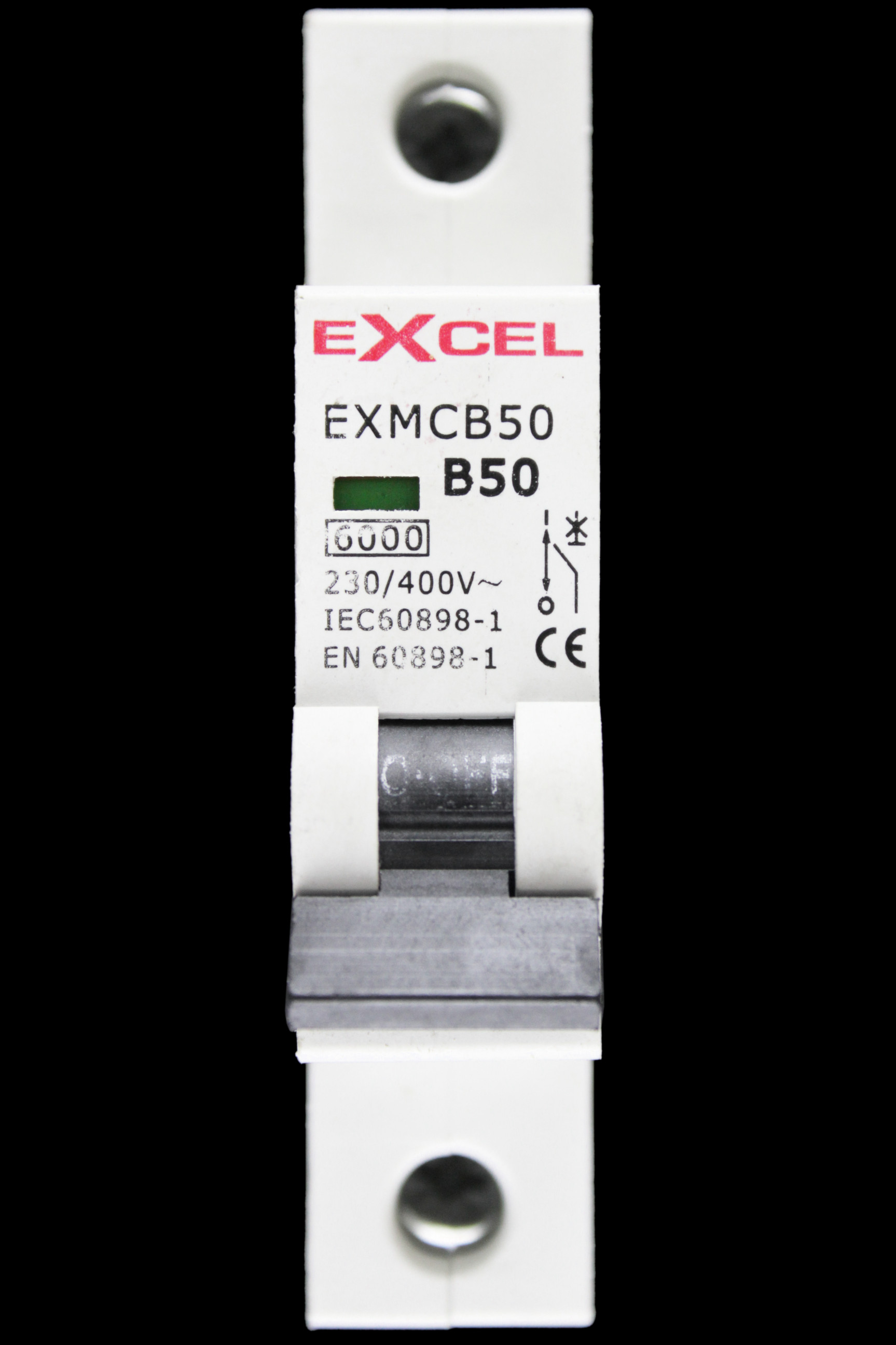 EXCEL 50 AMP CURVE B 6kA MCB CIRCUIT BREAKER EXMCB50 Used | Circuit Breaker Specialists
