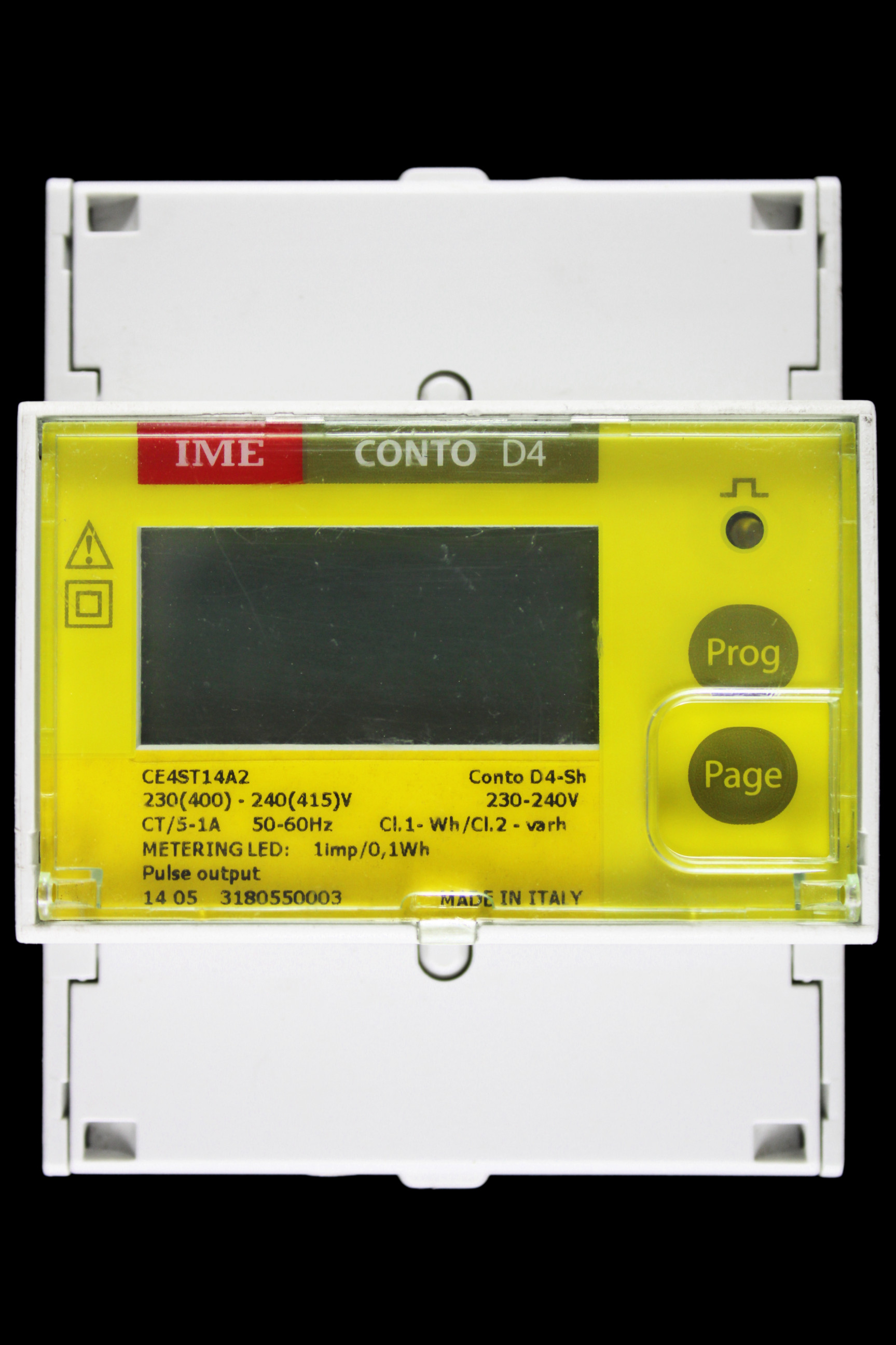 IME THREE PHASE CT OPERATED ELECTRONIC KILOWATT HOUR METER CONTO D4-SH CE4ST14A2 Used | Circuit ...
