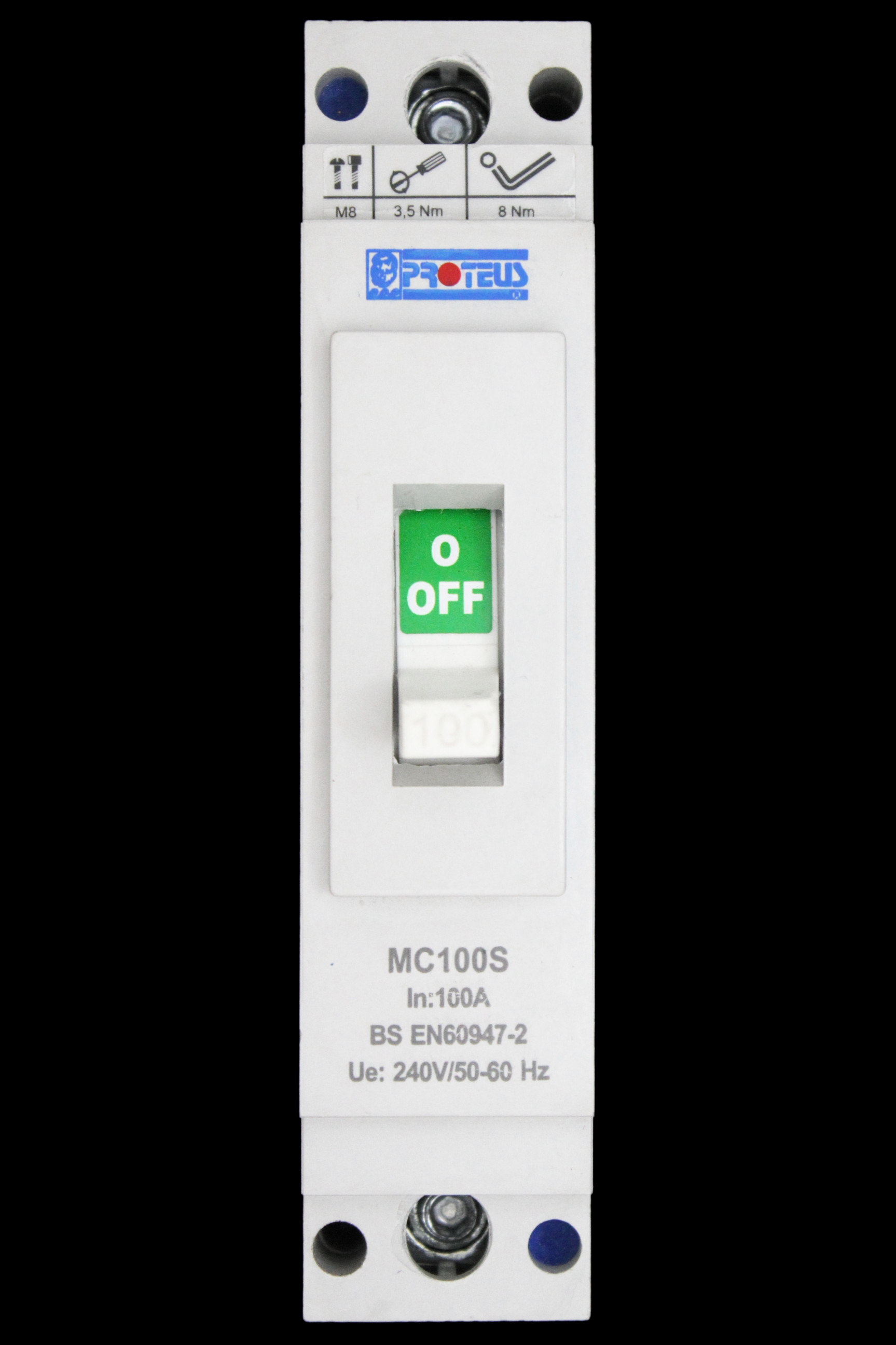 PROTEUS 100 AMP 36kA MCCB MC100S Used | Circuit Breaker Specialists