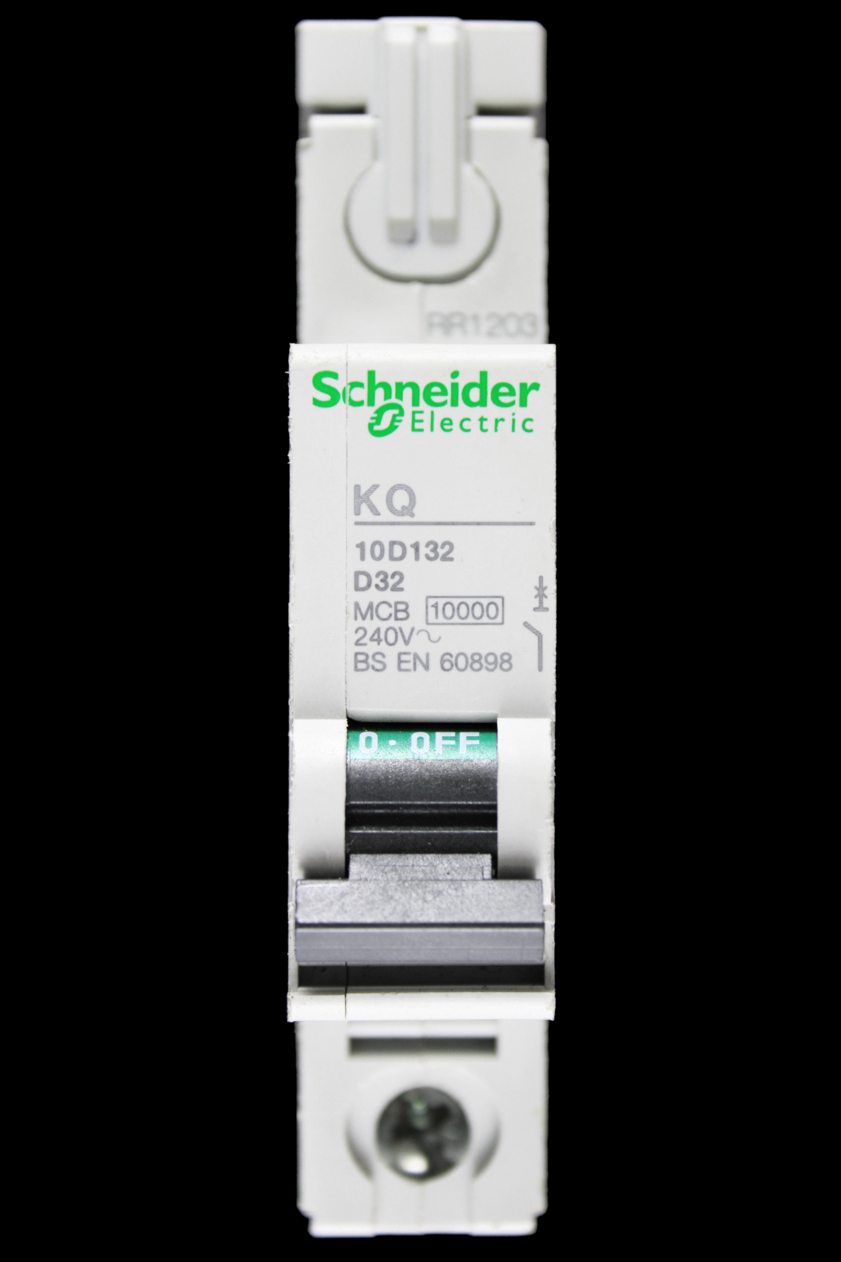 SCHNEIDER 32 AMP CURVE D 10kA MCB CIRCUIT BREAKER KQ 10D132 Used | Circuit Breaker Specialists