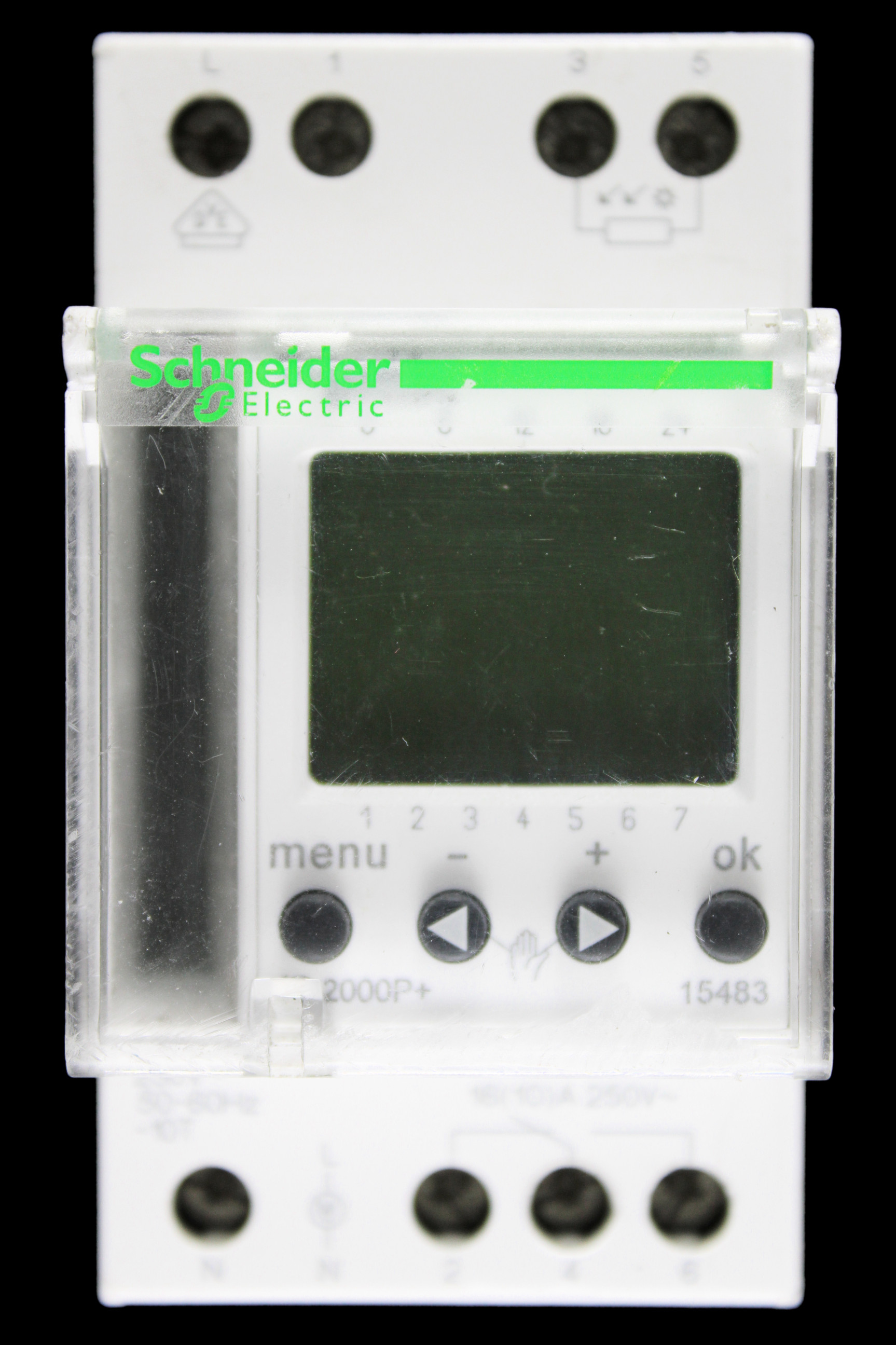 SCHNEIDER 16 AMP PROGRAMMABLE TIME SWITCH IC 2000P+ 15483 Used ...