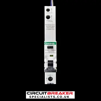 CRABTREE 40 AMP CURVE C 10kA 30mA RCBO RCD MCB 6HSR40/30C LOADSTAR New | Circuit Breaker Specialists