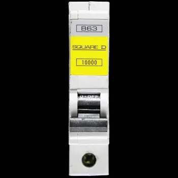 SQUARE D 63 AMP CURVE B 10kA MCB CIRCUIT BREAKER QOE 10000 Used | Circuit Breaker Specialists