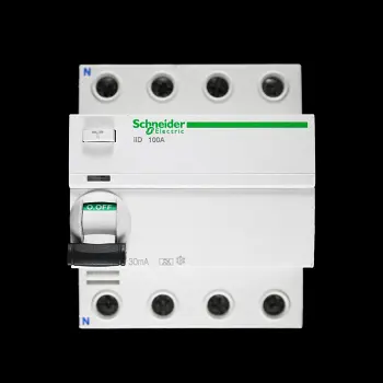 SCHNEIDER 100 AMP 30mA FOUR POLE RCCB RCD TYPE A ILD A9R21491 ACTI9 ...